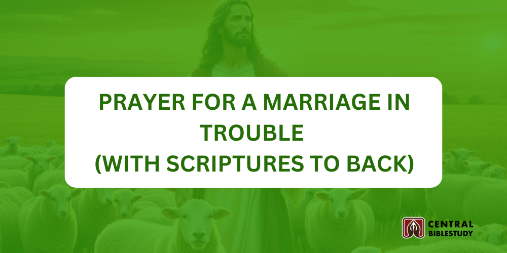 30 Prayer For a Marriage in Trouble With Scriptures to Back